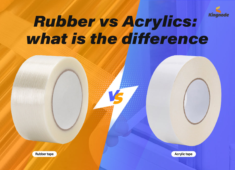 Rubber vs Acrylics: what is the difference
