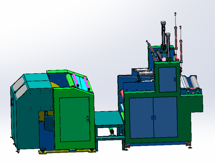 KN-376 Water-activated Gummed Tape Slitting Machine